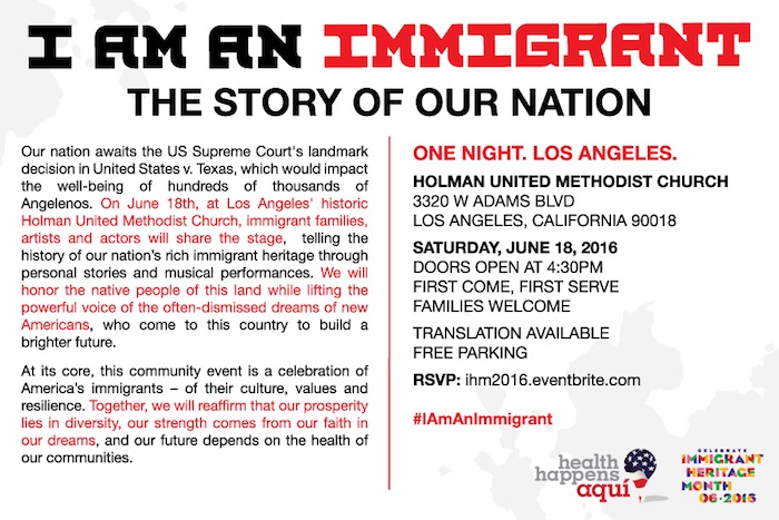 Celebrating Immigrant Heritage Month - Join Us For I Am An Immigrant ...
